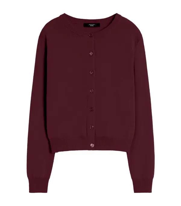 Max Mara Wool-cashmere Buttoned Cardigan