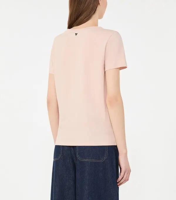 Max Mara Stretch-cotton T-shirt - Pink