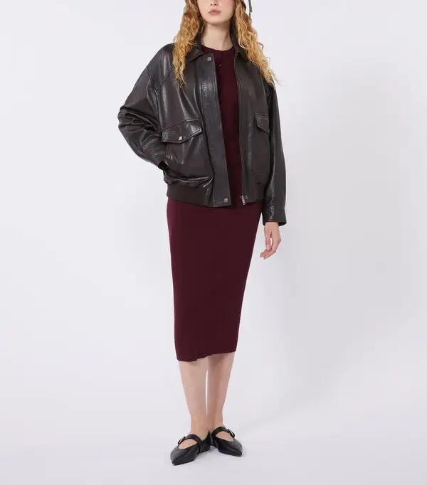 Max Mara Ribbed Crew-neck Cardigan