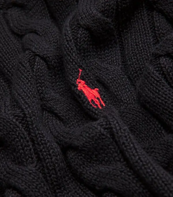 Polo Ralph Lauren Cotton Cable-knit Sweater - Black