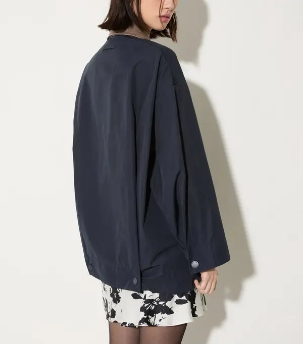 Max & Co. Relaxed Fit Raincoat - Blue