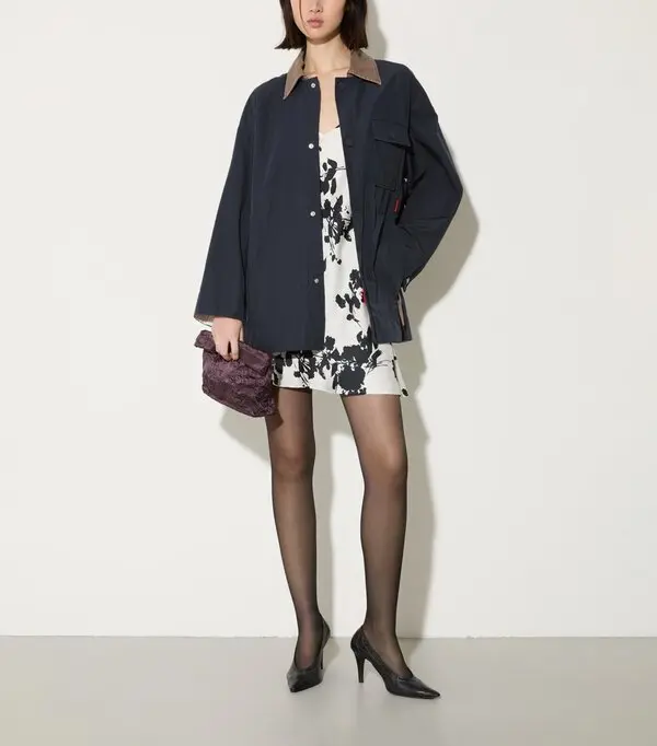 Max & Co. Relaxed Fit Raincoat - Blue