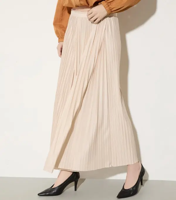 Max & Co. Jersey Pleated Maxi Skirt