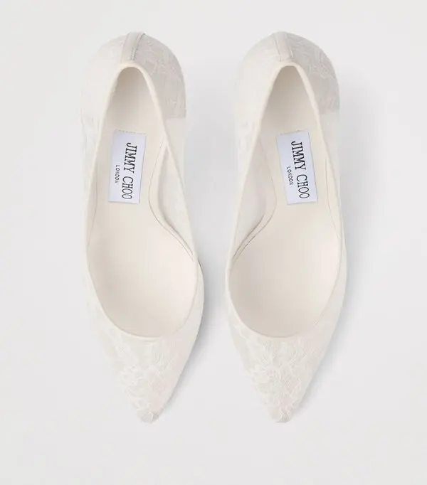 JIMMY CHOO Romy 85 Lace Pumps