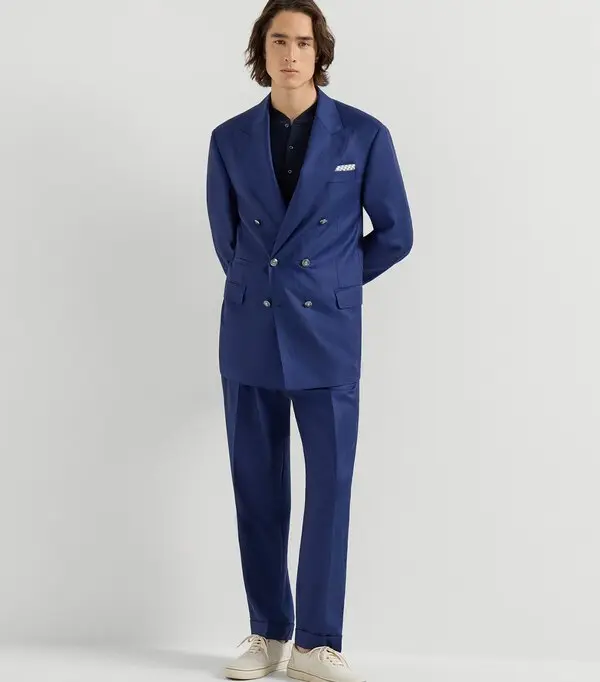 Brunello Cucinelli Virgin Wool 2-piece Suit - Blue