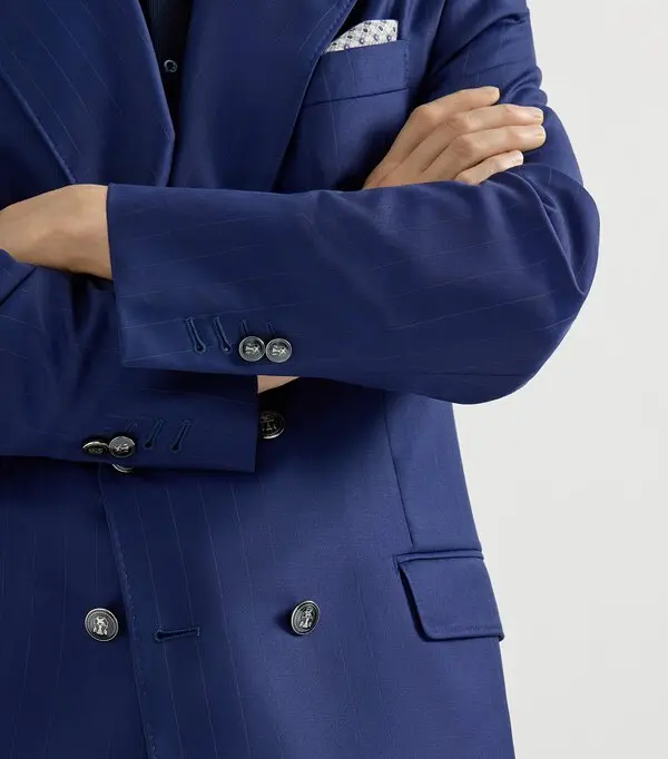 Brunello Cucinelli Virgin Wool 2-piece Suit - Blue