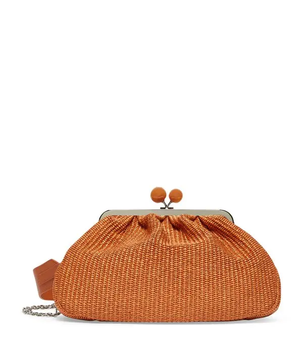 Max Mara Woven Pasticcino Clutch - Pink