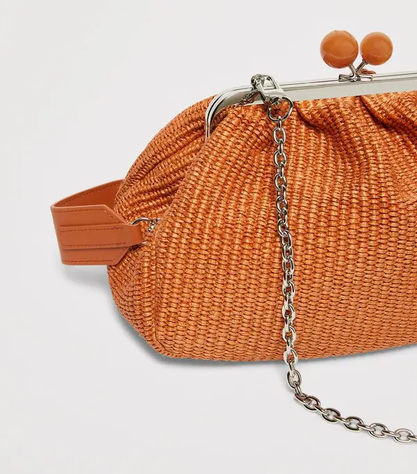 Max Mara Woven Pasticcino Clutch - Pink