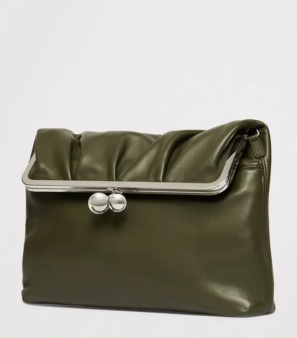 Max Mara Large Leather Pasticcino Shoulder Bag