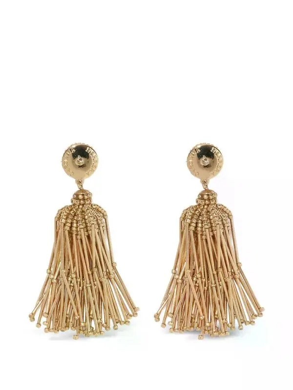 Carolina Herrera Tasseled Drop Earrings