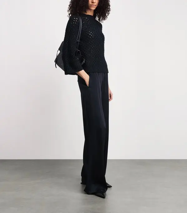 Fabiana Filippi Wool-blend Sparkle Sweater