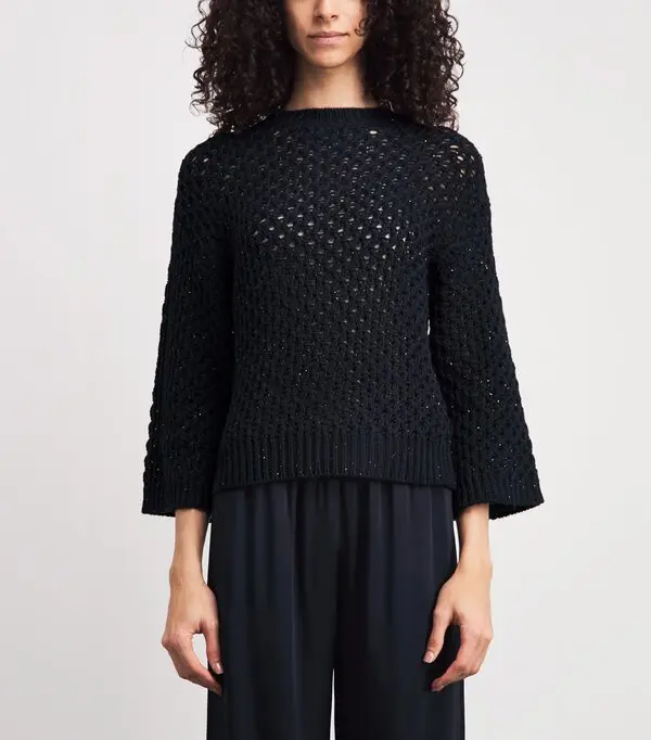 Fabiana Filippi Wool-blend Sparkle Sweater