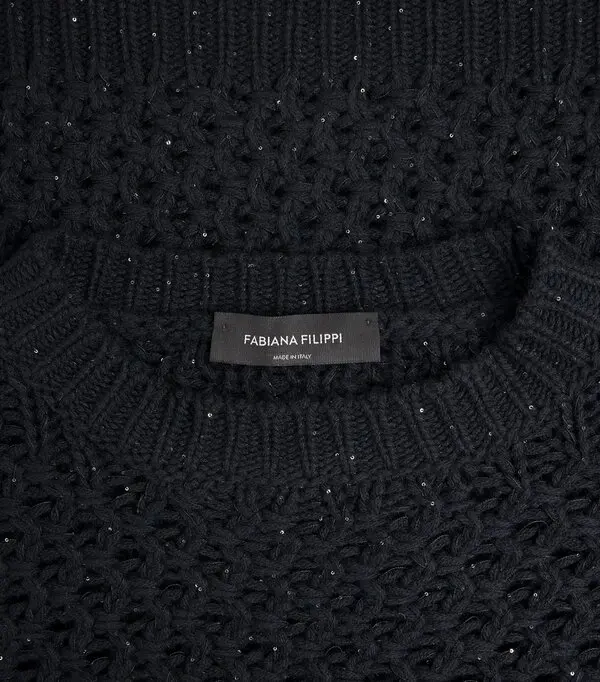 Fabiana Filippi Wool-blend Sparkle Sweater