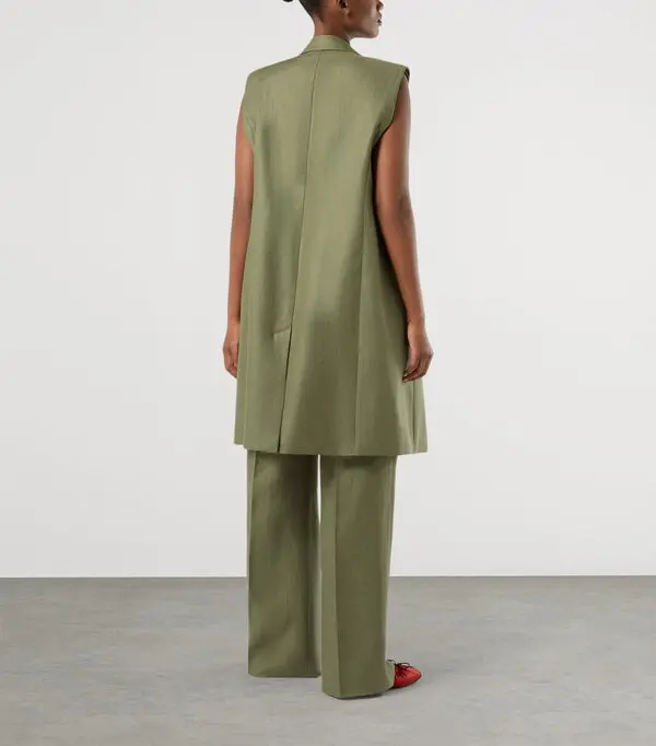 Marina Rinaldi Linen Twill Gilet