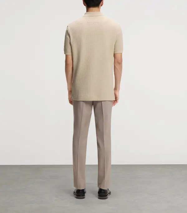 BOSS Cotton Polo Shirt - Beige