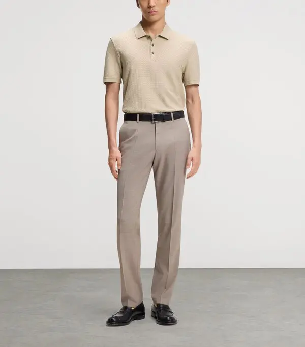 BOSS Cotton Polo Shirt - Beige