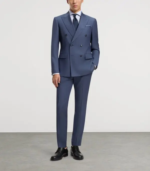 BOSS Cotton Geometric Slim-fit Shirt