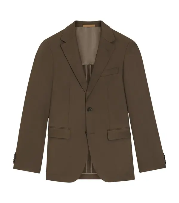 BOSS Wool-mohair Straight Fit Blazer