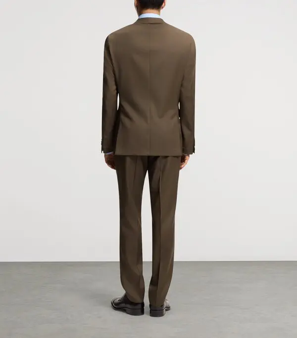 BOSS Wool-mohair Straight Fit Blazer
