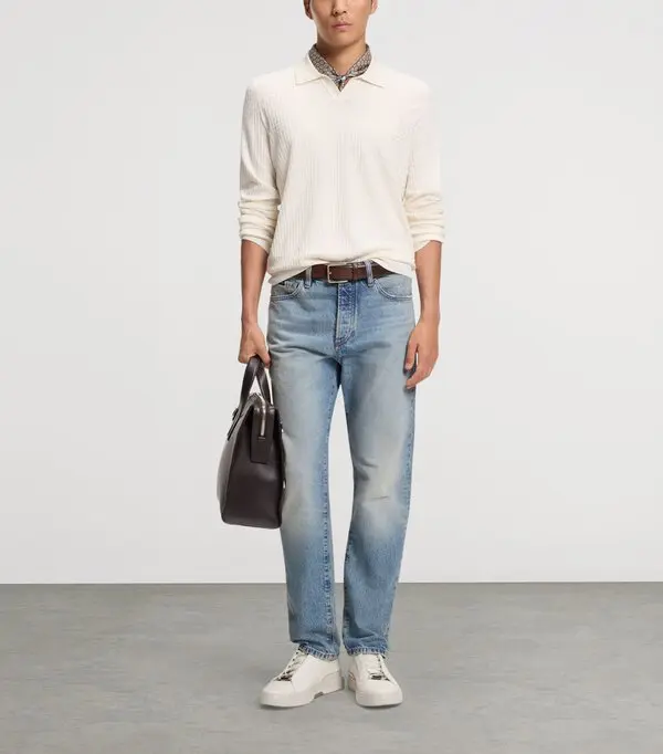 BOSS Silk Polo Sweater