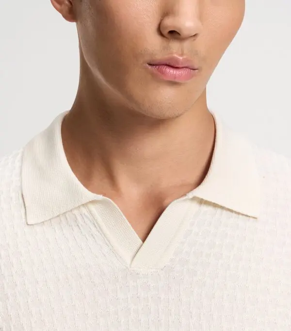 BOSS Silk Polo Sweater