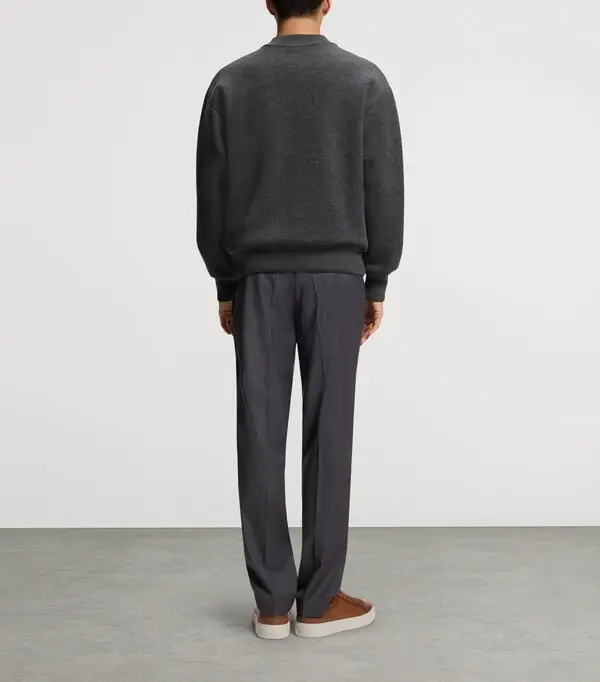 BOSS Wool-blend Bomber Jacket