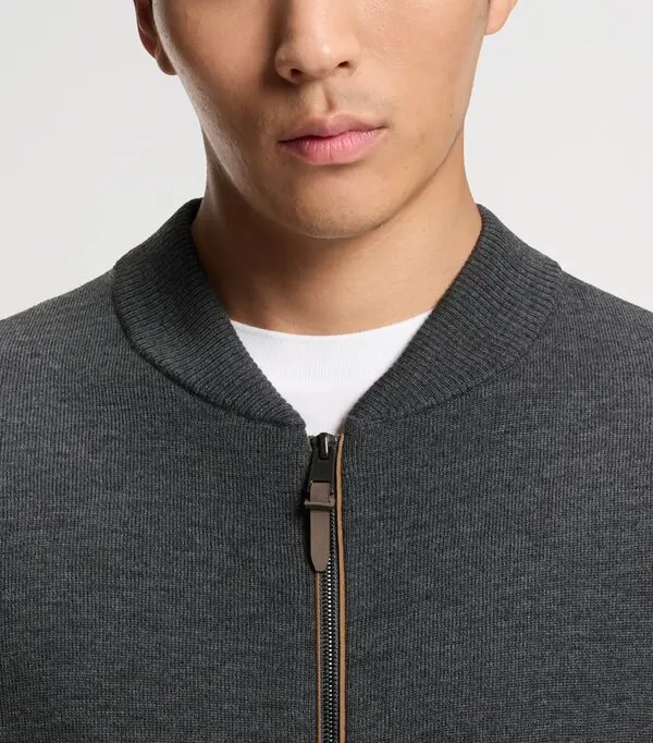 BOSS Wool-blend Bomber Jacket