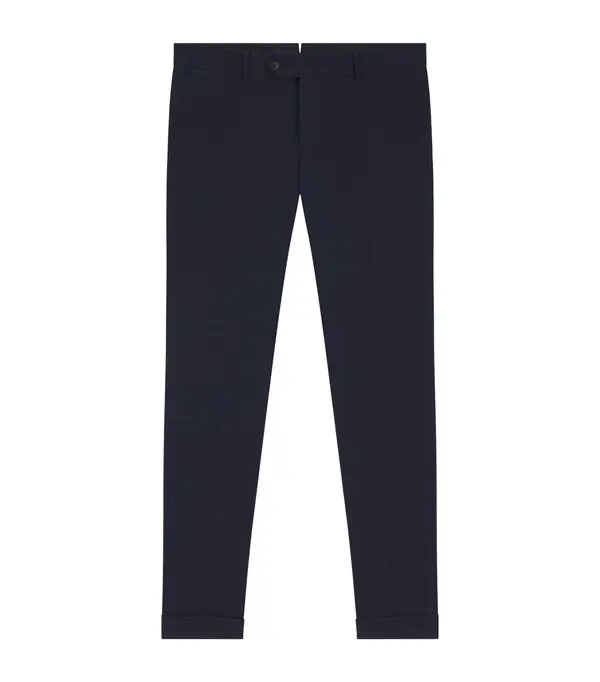 BOSS Stretch-cotton Slim Fit Trousers