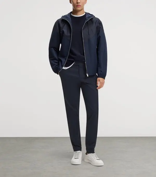 BOSS Stretch-cotton Slim Fit Trousers
