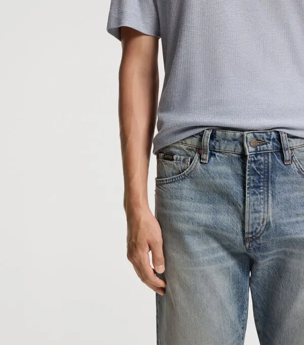 BOSS Stonewashed Straight Jeans