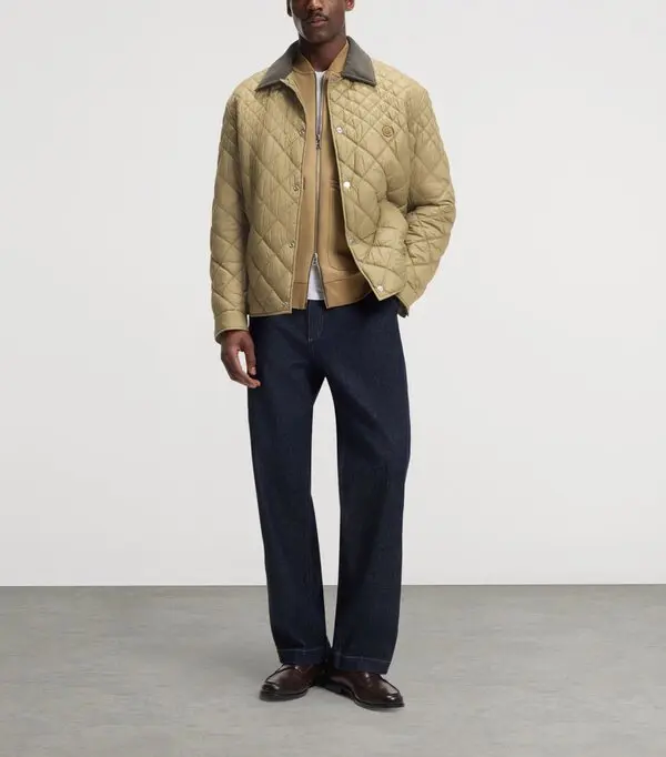 BOSS Water-repellent Quilted Field Jacket