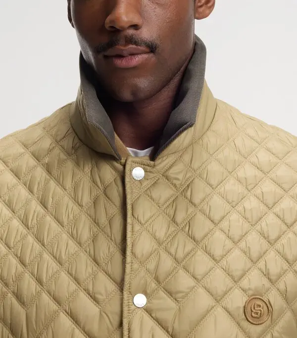 BOSS Water-repellent Quilted Field Jacket