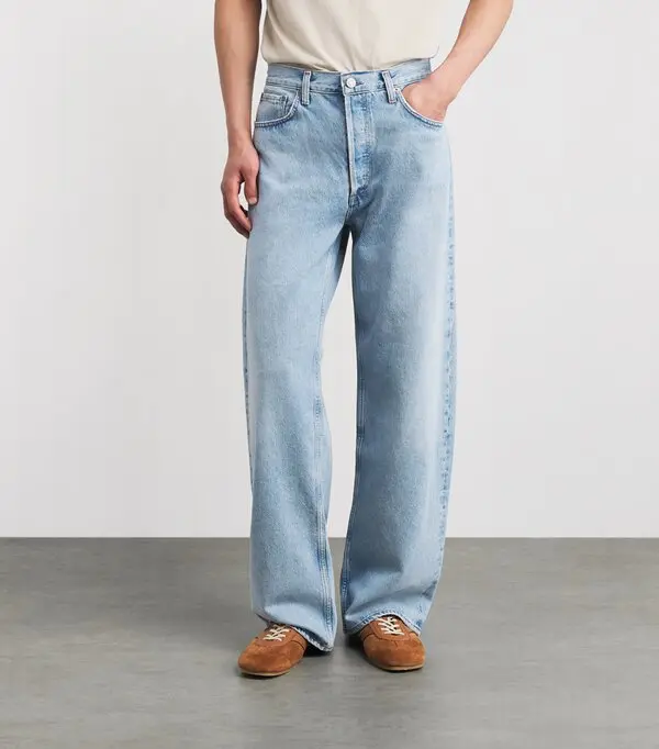 AGOLDE Afton Wide-leg Jeans - Blue