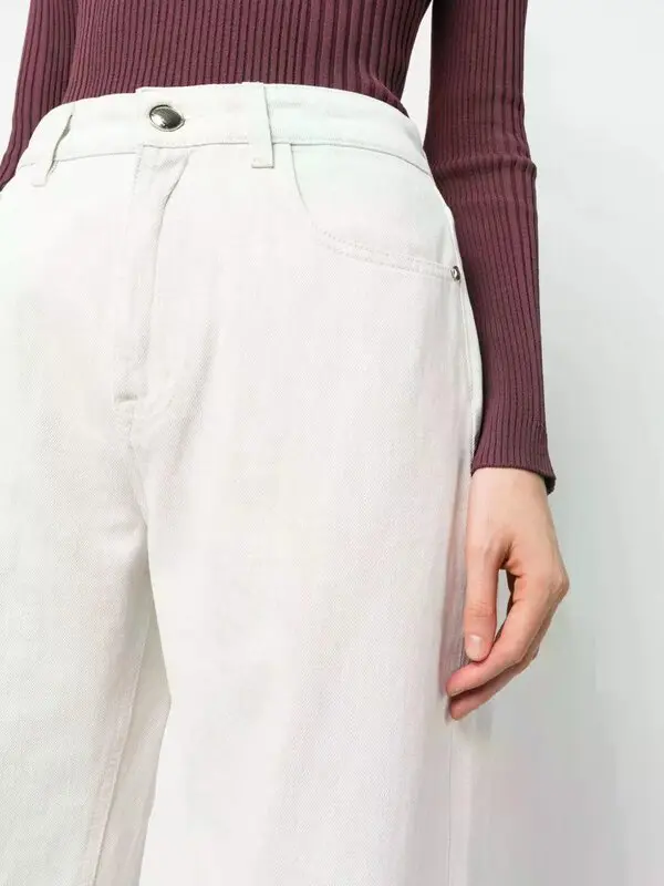 MOORER Cotton Cropped Trousers