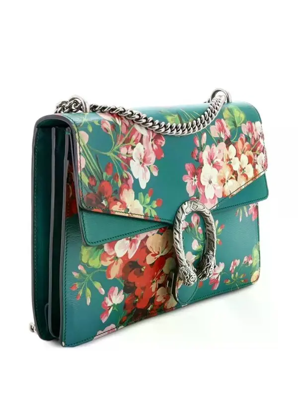 Gucci Dionysus Blooms Print Medium Shoulder Bag - Green
