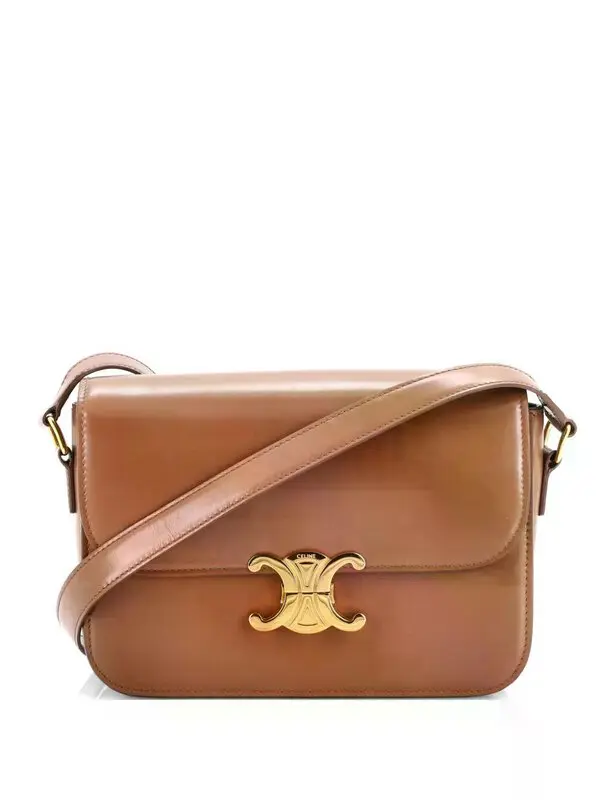 Celine Triomphe Shoulder Bag - Brown