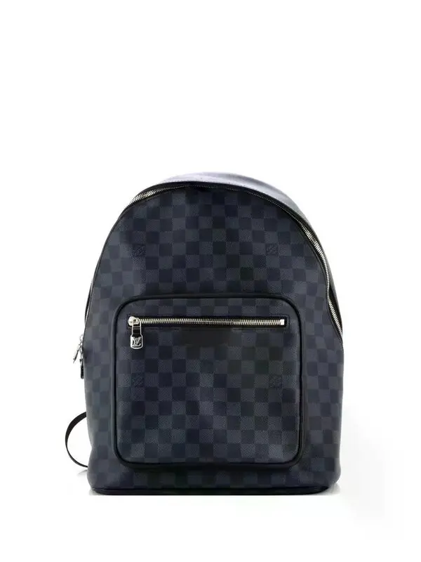 LOUIS VUITTON Damier Graphite Josh Backpack - Black