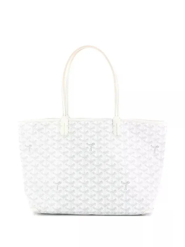 Goyard Artois Coated Canvas Pm Tote Bag - White