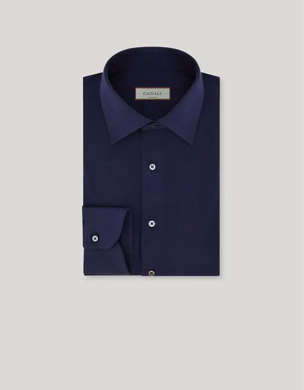 Canali Midnight Stretch Cotton Regular-fit Shirt