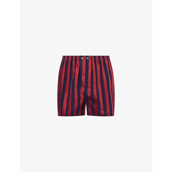 Derek Rose Striped Regular-fit Boxer Shorts