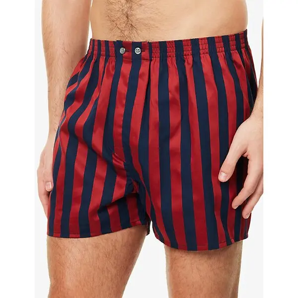Derek Rose Striped Regular-fit Boxer Shorts