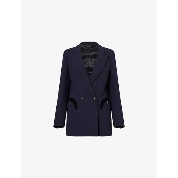 BLAZÉ MILANO Everyday Double-breasted Wool Blazer