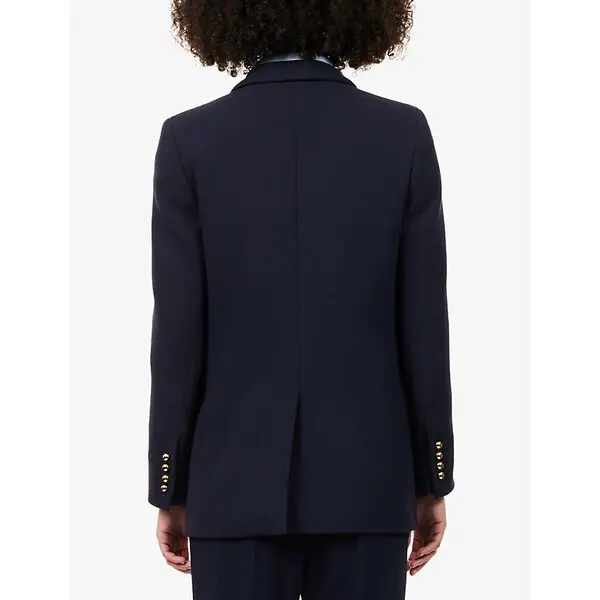 BLAZÉ MILANO Everyday Double-breasted Wool Blazer