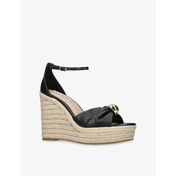 Steve Madden Taliya Leather Wedge Sandals