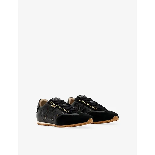 ALLSAINTS Liam Western Leather Trainers
