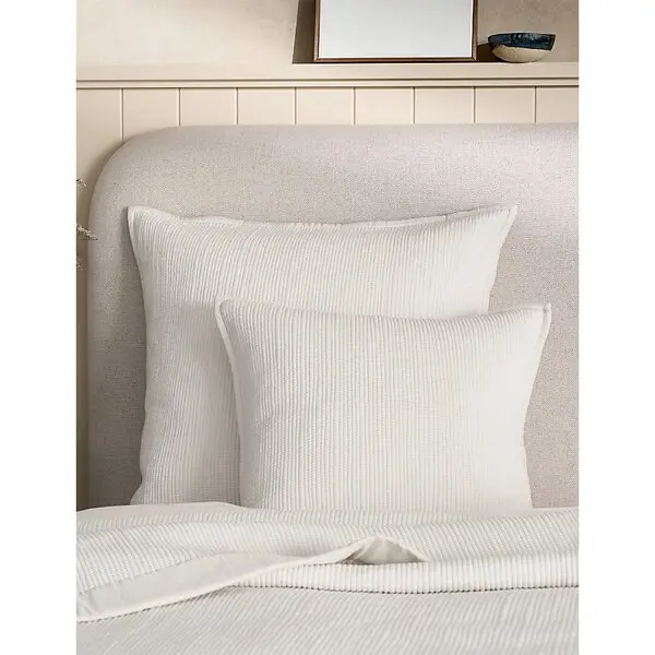 THE WHITE COMPANY Belgravia Large Cotton Cushion