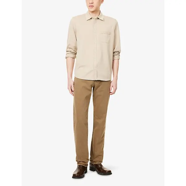 Paige Cosgrove Patch-pocket Cotton Shirt