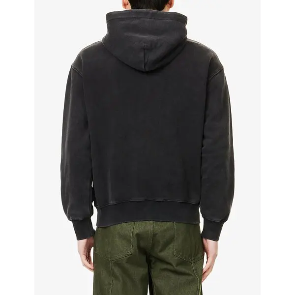 HERESY Celtic Embroidered-logo Cotton Hoodie