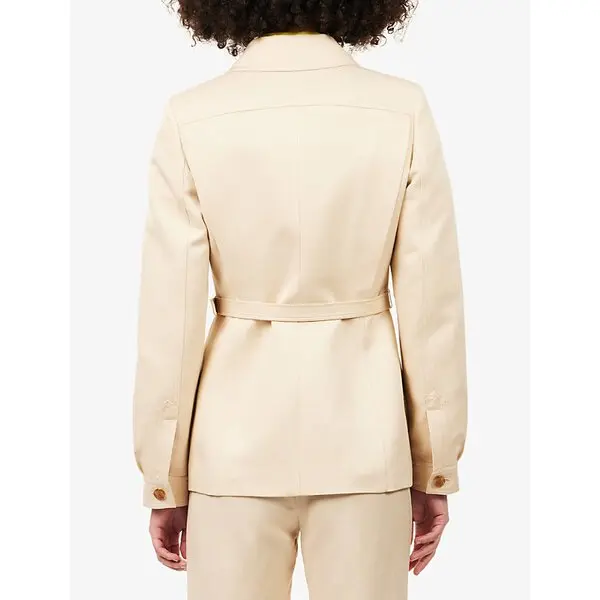 BLAZÉ MILANO Paint Belted Woven Jacket