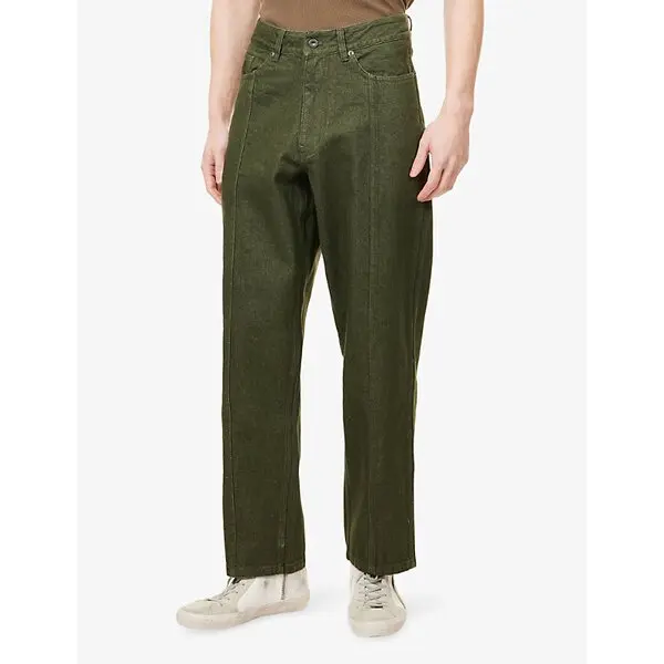 HERESY Alga Wide-leg Denim Jeans